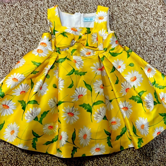 abel & lula | Dresses | Pleated Yellow Dress | Poshmark